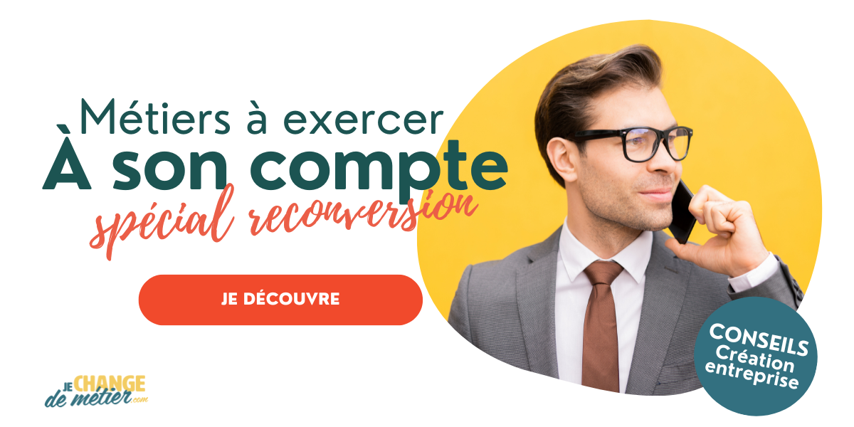 10 métiers à son compte à exercer lors d’une reconversion