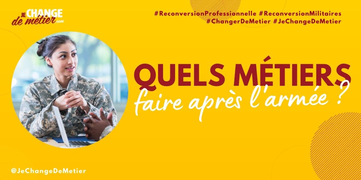 Métiers de reconversion pour militaires : que faire après l’armée