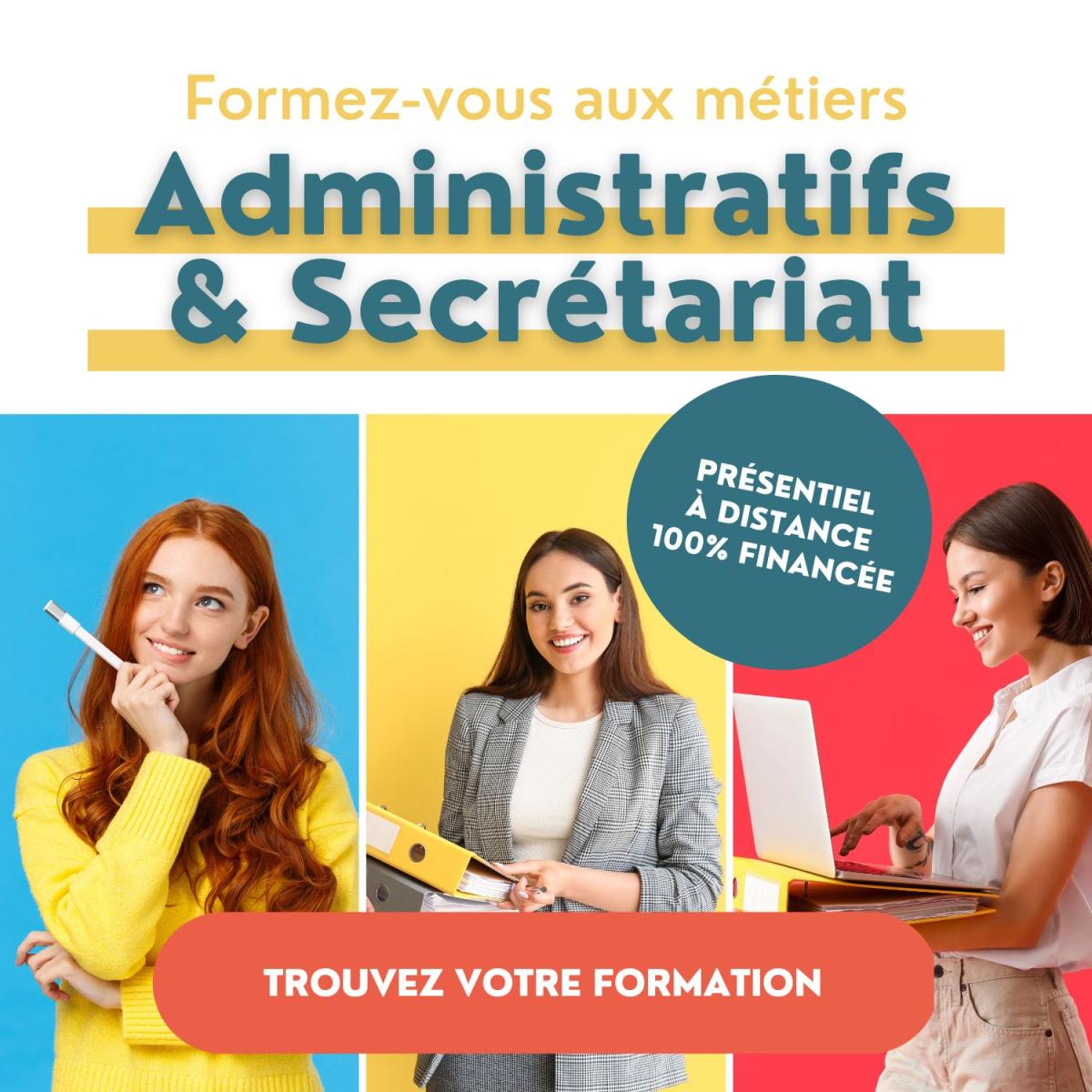 Formations pour reconversion dans le secteur du secrétariat