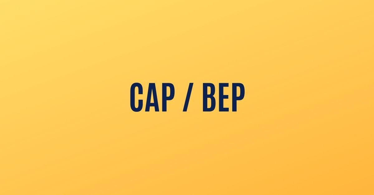 CAP BEP M tiers Accessibles Reconversion Fiches M tiers